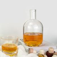 China 330ml/500ml/700ml Wine Bottle for Liquor Glass Bottle Painting Engraving Hot Stamping for sale
