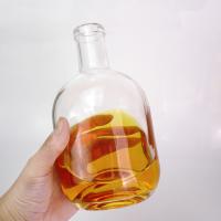 China 330ml/500ml/700ml Wine Bottle for Liquor Glass Bottle Painting Engraving Hot Stamping for sale