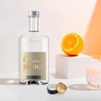China Clear Transparent Glass Bottle for Spirits Sealing Type CORK OEM/ODM Acceptable 700ml for sale