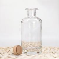 China Classic Shape Flint Brandy Spirits Empty White Liquor Glass Bottle 500ml 700ml Super for sale