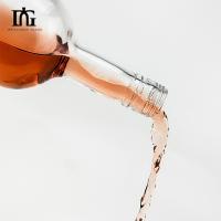 China 500ml Clear Flint Round Fruit Wine Glass Bottle with Screw Cap and Heat Transfer Printing for sale