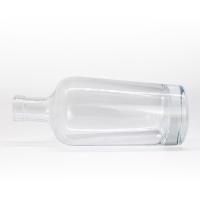 China 250ml/350ml/500ml/550ml/650ml/700ml/750ml Square Shape Decal Crafts Gin Bottle Glass for sale