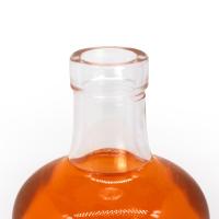 China 250ml/350ml/500ml/550ml/650ml/700ml/750ml Square Shape Decal Crafts Gin Bottle Glass for sale