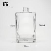 China Cosmetic Packaging Pump Sprayer Square Glass Bottle with Electroplating and Engraving for sale