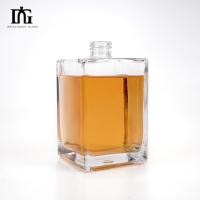 China Cosmetic Packaging Pump Sprayer Square Glass Bottle with Electroplating and Engraving for sale