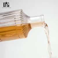 China OEM/ODM Acceptable Clear 750ml Spirit Liquor Bottle with Spraying Printing Handling for sale