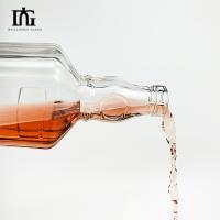 China 250ml/500ml/700ml/750ml Industrial Flint Glass Bottle for Whisky Liquor Tequila for sale