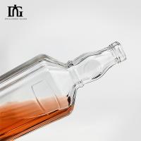 China 250ml/500ml/700ml/750ml Industrial Flint Glass Bottle for Whisky Liquor Tequila for sale