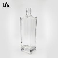 China 500ml Clear Glass Bottle for Luxury Wine Liquor Rum Whisky Gin Vodka Sample Provided for sale
