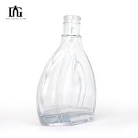 China 500ml Empty Glass Liquor Bottle for Rum Whisky Vodka Spirits Collar Material Glass for sale
