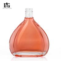 China 500ml Empty Glass Liquor Bottle for Rum Whisky Vodka Spirits Collar Material Glass for sale