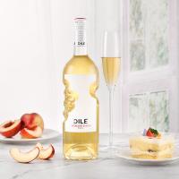 China Mineral Water Sample Provided 500ml Glass Liquor Bottle with Unique Shape and Cork Stopper for sale