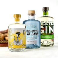 China 375ml Transparent Round Empty Super Flint Glass Liquor Wine Whisky Vodka Tequila Bottle for sale