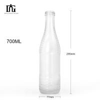 China End Glass Beer Bottle for Whisky Vodka Beverage Body Material Glass 500ml 700ml 750ml for sale