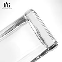 China 500ml Mountain Shape Glass Spray Color Liquor Vodka Gin Whisky Tequila Rum Spirit Bottle for sale