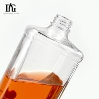 China 500ml Mountain Shape Glass Spray Color Liquor Vodka Gin Whisky Tequila Rum Spirit Bottle for sale