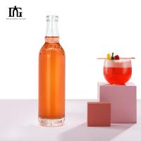 China Body Material Glass 750ml 500ml Whiskey Gin Whisky Bottle for Beverage and Perfume for sale