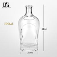 China 080 Liquors and Beverages Glass Bottle with Cork Sealing 500ml/700ml/750ml for sale