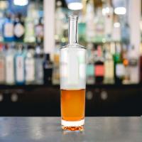 China 700ml Clear Tall Glass Bottle for Liquor Whisky Tequila Xo Spirits Vodka Gin Rum Brandy for sale