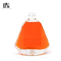 China Collar Material Glass 700ml Vodka Liqueur Alcoholic Drink Whisky Rum Glass Bottle for sale
