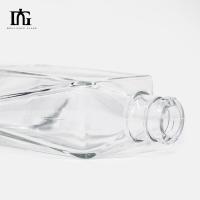 China Collar Material Glass 700ml Vodka Liqueur Alcoholic Drink Whisky Rum Glass Bottle for sale