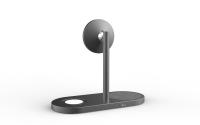 China 3 in 1 Zinc alloy Apple Desktop Magnetic Foldable Wireless Charger for sale