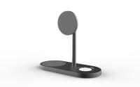 China 3 in 1 Zinc alloy Apple Desktop Magnetic Foldable Wireless Charger for sale