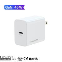 China Private Mold 45W GaN USB-C Wall Charger For MacBook Pro/Air IPad Pro Galaxy S23 for sale