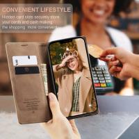 China CaseMe 15 Pro Phone Case TPU Leather Back Cover with Card Magnetic Holder and Test for sale