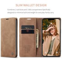 China CaseMe 15 Pro Phone Case TPU Leather Back Cover with Card Magnetic Holder and Test for sale