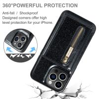 China Flash Wallet Protector 2 in 1 Magnetic Mobile Phone Case for iPhone 15 Pro Max Pro 14 for sale