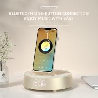 China 15W Fast Wireless Charger and Multi-Function Alarm Clock 6-in-1 for Mobile Phone for sale