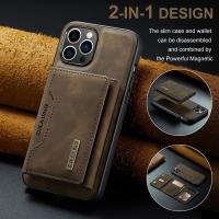 China Business Design PU Wallet Case for IPhone 14 15 Pro Max 2 in 1 Magnetic Cell Phone Cover for sale