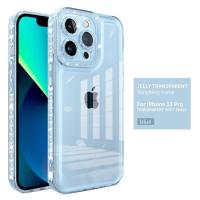 China iPhone 14 Pro Max Clear TPU Phone Case with Dustproof Function and Transparent Design for sale