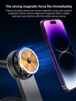 China Folding Aluminum Mobile Holder Magnetic 3 in 1 Wireless Charging Qi Fast Charger for sale