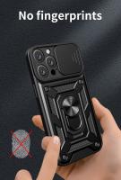 China iPhone TPU Camera Protection Mobile Back Cover Hybrid Shockproof Kickstand Ring Phone Case for sale