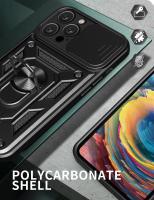 China iPhone TPU Camera Protection Mobile Back Cover Hybrid Shockproof Kickstand Ring Phone Case for sale