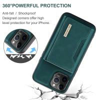 China Khaki Magnetic Card Holder Wallet Mobile Phone Cases for iPhone 11 12 13 14 15 Pro Max for sale