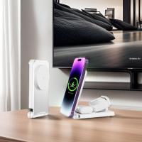 China 15W Aluminum Foldable Wireless Charging Stand for iPhone 15 Promax Customized Logo for sale
