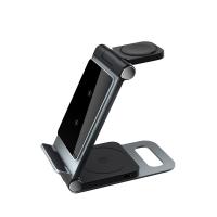 China 9V/2A Output Fast Charger for Smart Watch Earphone Qi Aluminum Alloy Wireless Charger for sale