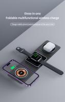 China Portable Fold 15w 10w 5w Wireless Charger for Iphone OEM/ODM and Logo Customized Logo for sale
