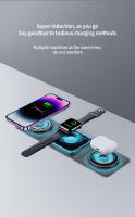 China Portable Fold 15w 10w 5w Wireless Charger for Iphone OEM/ODM and Logo Customized Logo for sale