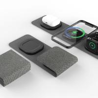 China 15W Multifunctional Magnetic Wireless Charger for iPhone 15 Promax Logo Customization for sale