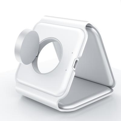 China 15W Magnetic Folding Wireless Charger for iPhone AirPods and Watch 3 Multiple Smart for sale
