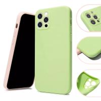 China Fancy Flexible Shockproof Soft Tpu Liquid Silicone Back Cover For Iphone 13 14 Pro Max for sale
