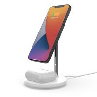China 15W ABS Fast Wireless Charging Dock Station for Iphone 15 Pro Max and Watch Qi Magnetic for sale