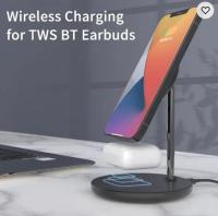 China 15W ABS Fast Wireless Charging Dock Station for Iphone 15 Pro Max and Watch Qi Magnetic for sale