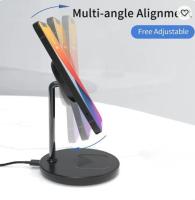 China 15W ABS Fast Wireless Charging Dock Station for Iphone 15 Pro Max and Watch Qi Magnetic for sale