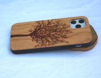 China Personality Meets Functionality Real Wooden Hand Carved Wood Case for iPhone 14pro max for sale