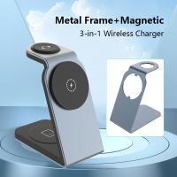 China Multi-functional Wireless Charging Station for Mobile Phone iwatch and AirPods 5w for sale